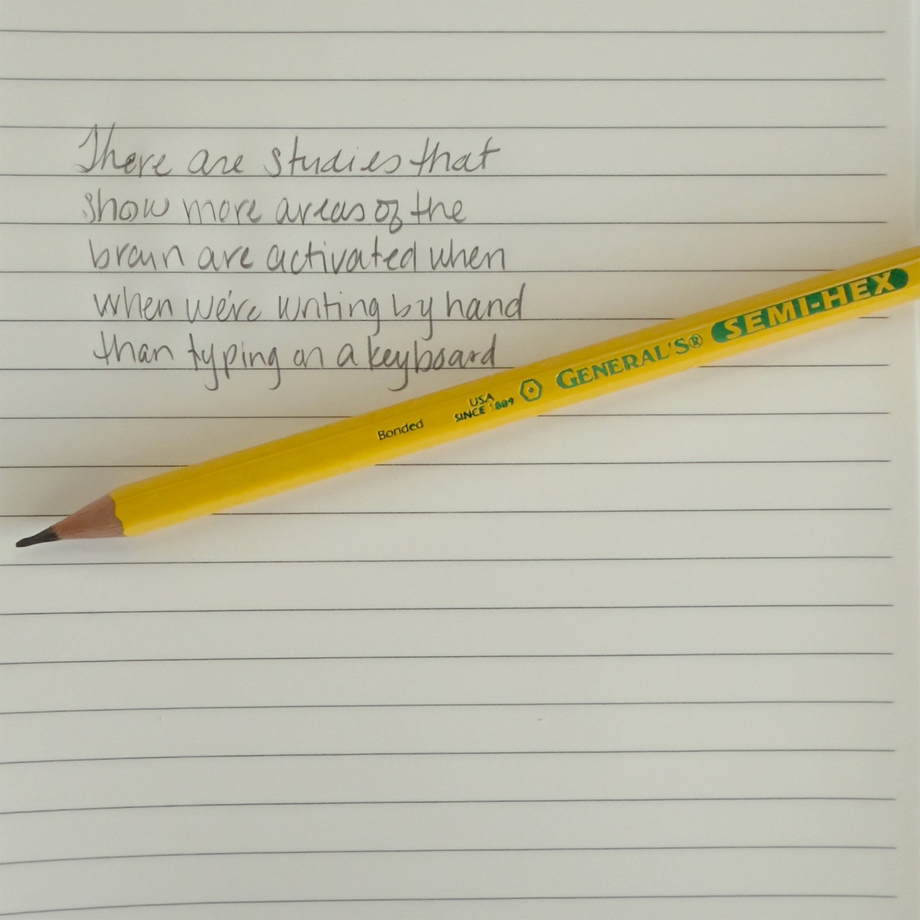 General’s® Semi-Hex Pencil – General Pencil Company, Inc.